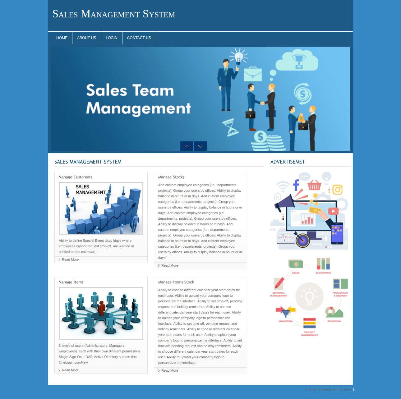 Sales Management System Project Using Php And Mysql