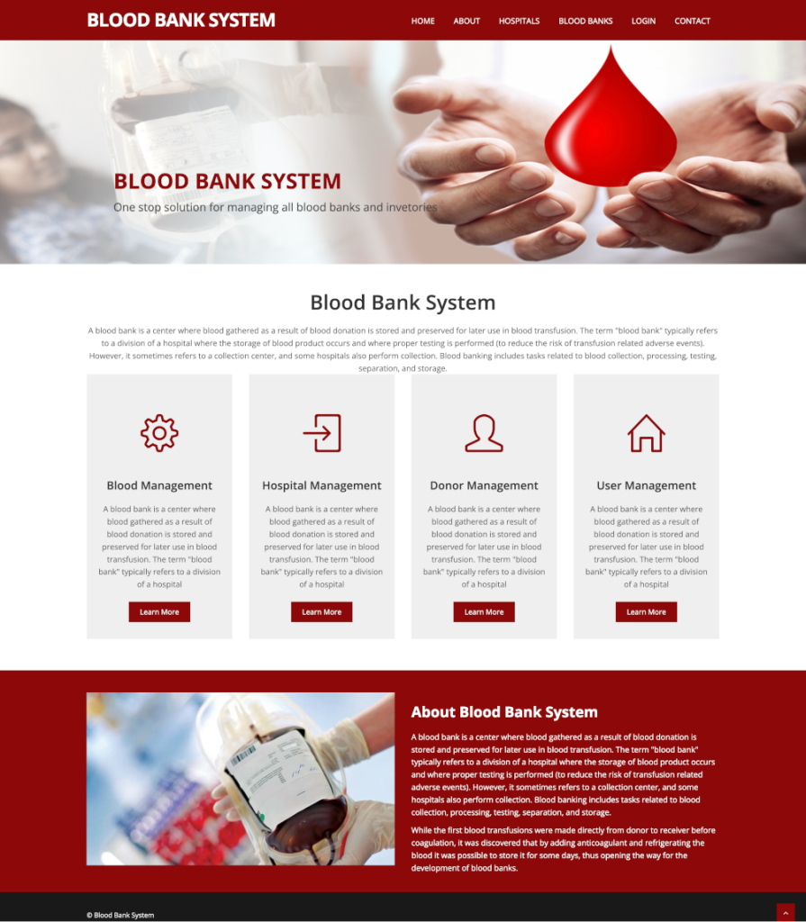 Blood Bank Management System Project - Code Assists